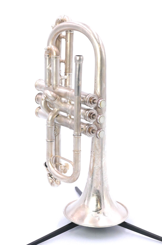 From The Paul Kurtz Collection: 1908 Conn Perfected Connqueror Cornet ...