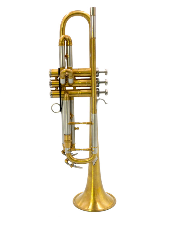 Pre-Owned 1934 Blessing Super Artist Trumpet in Brushed Raw Brass UTPT ...