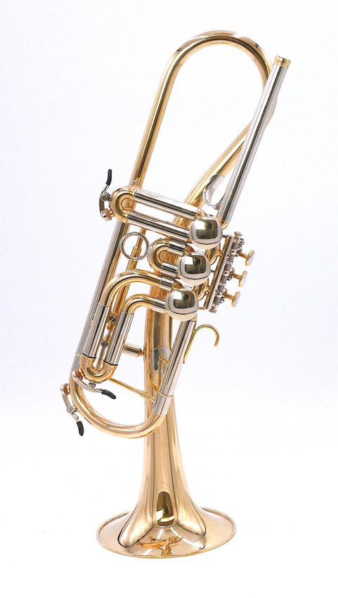 Schagerl Ganschhorn Heavy Trumpet in Raw Brass
