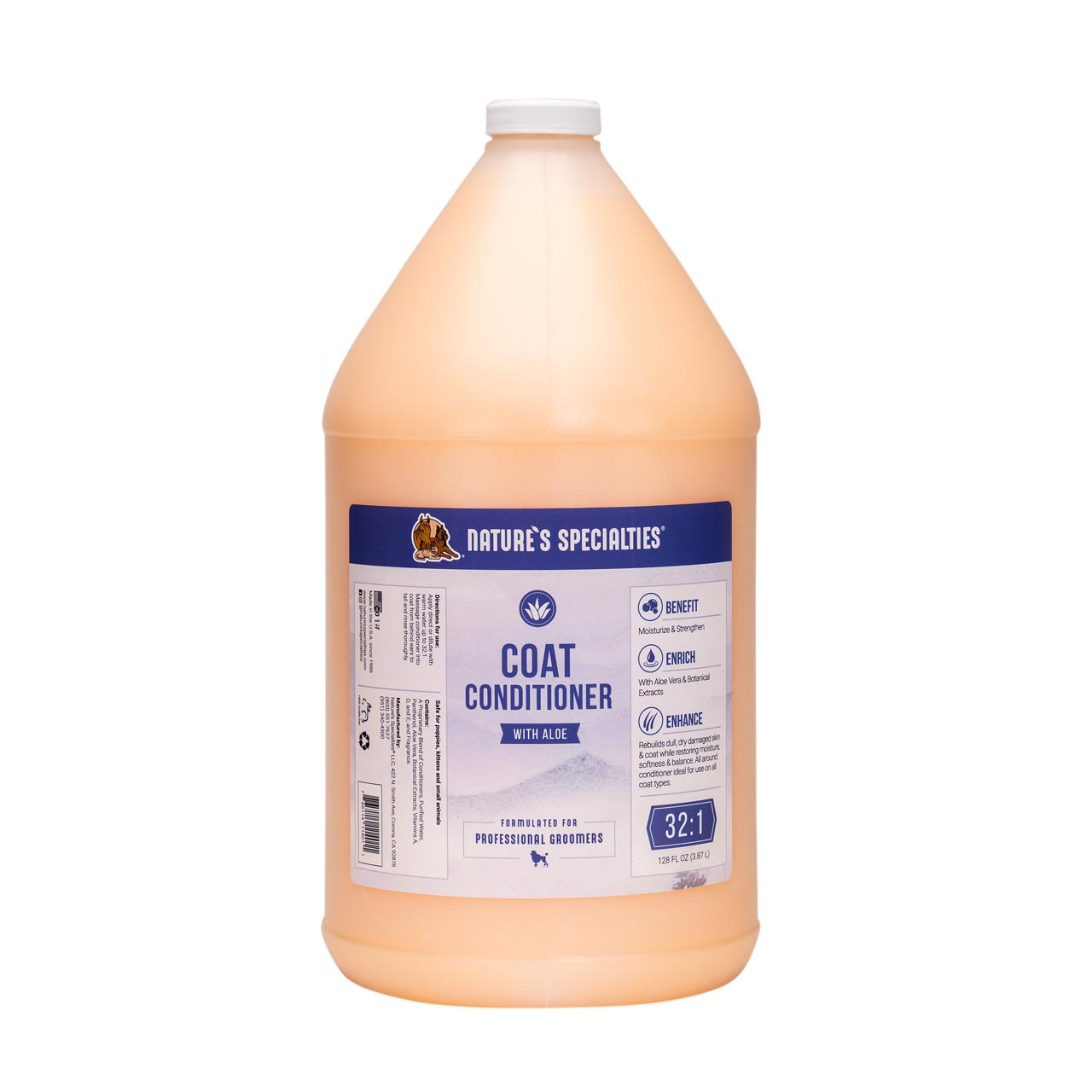 Nature's Specialties Aloe Coat Conditioner | Dilutes 32:1 | For All ...