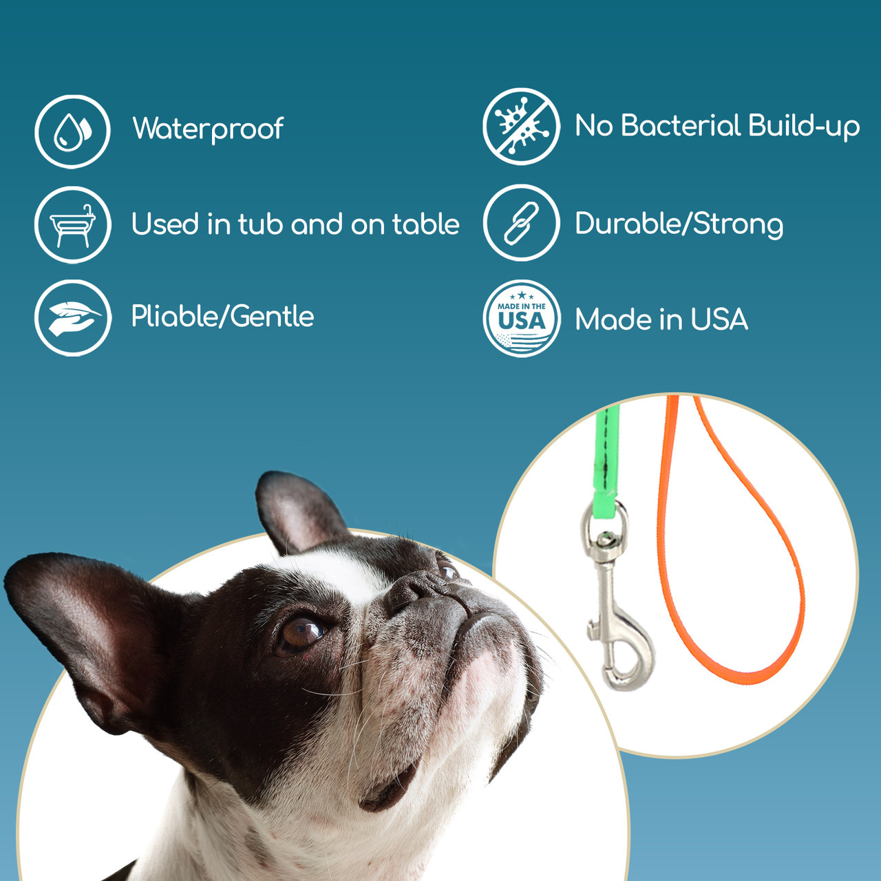Jelly Pet Grooming Loop with Ring | Fits Groomer's Helper