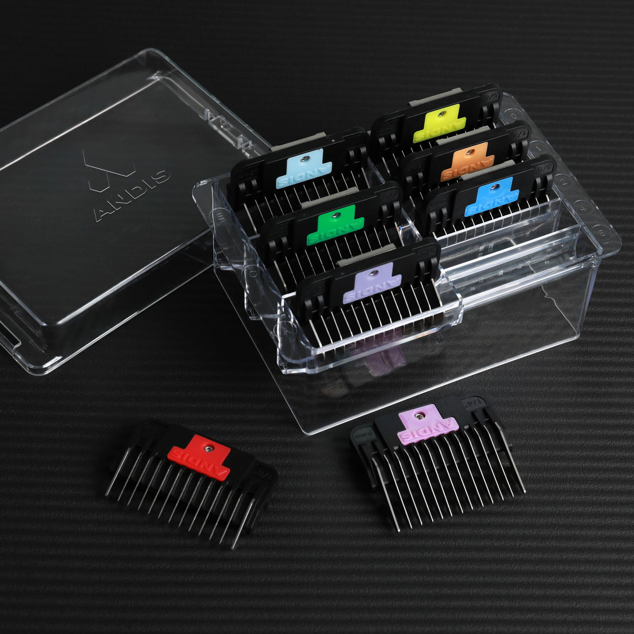 Andis 8 Piece Wide Blade Attachment Comb Set