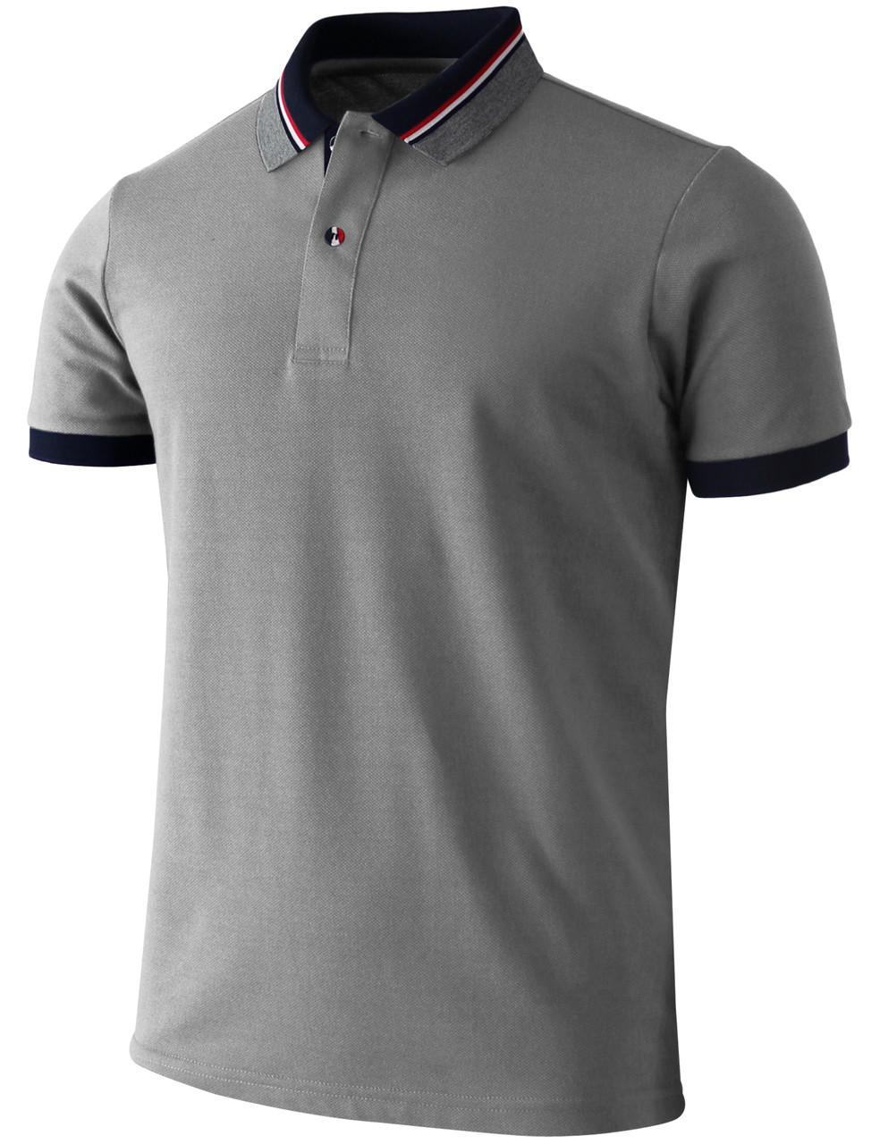 BCPOLO Solid Polo Shirt Short Sleeve-4 colors-Unisex
