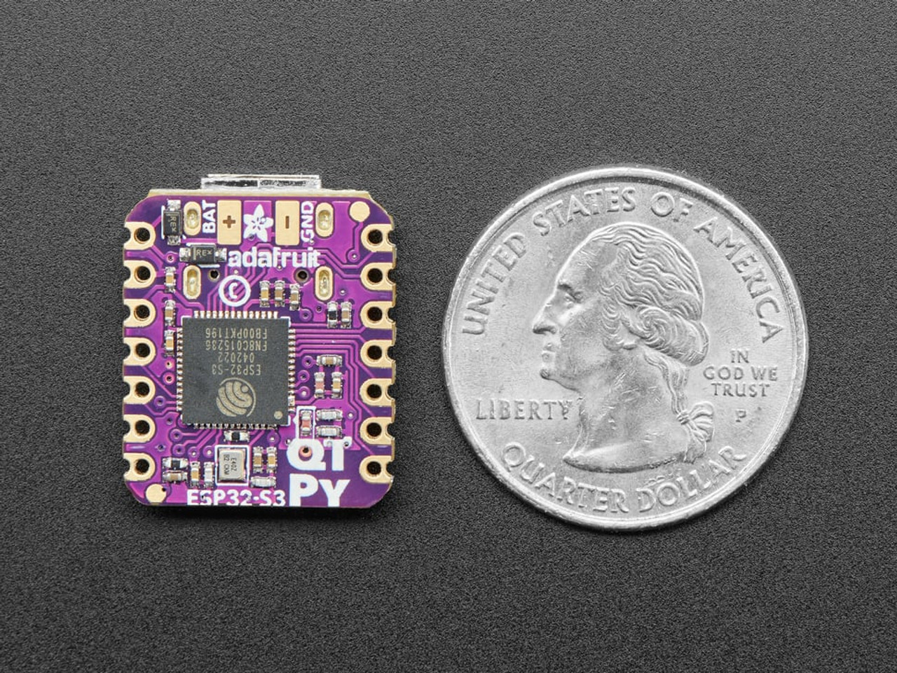 Qt Py Esp32 S3 Wifi Dev Board With Stemma Qt 8 Mb Flash No Psram
