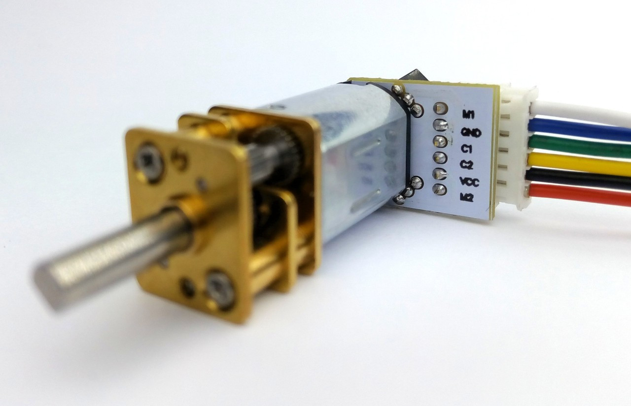 N20 gearmotor with encoder and wheel - CRCibernética