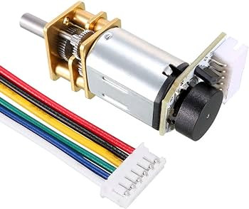 N20 gearmotor with encoder and wheel - CRCibernética