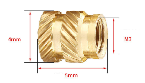 Threaded Inserts for 3D printing M3 (10 pack) - CRCibernética