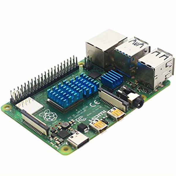 Set of 3 Adhesive Heat Sink For Raspberry Pi 4 - CRCibernética