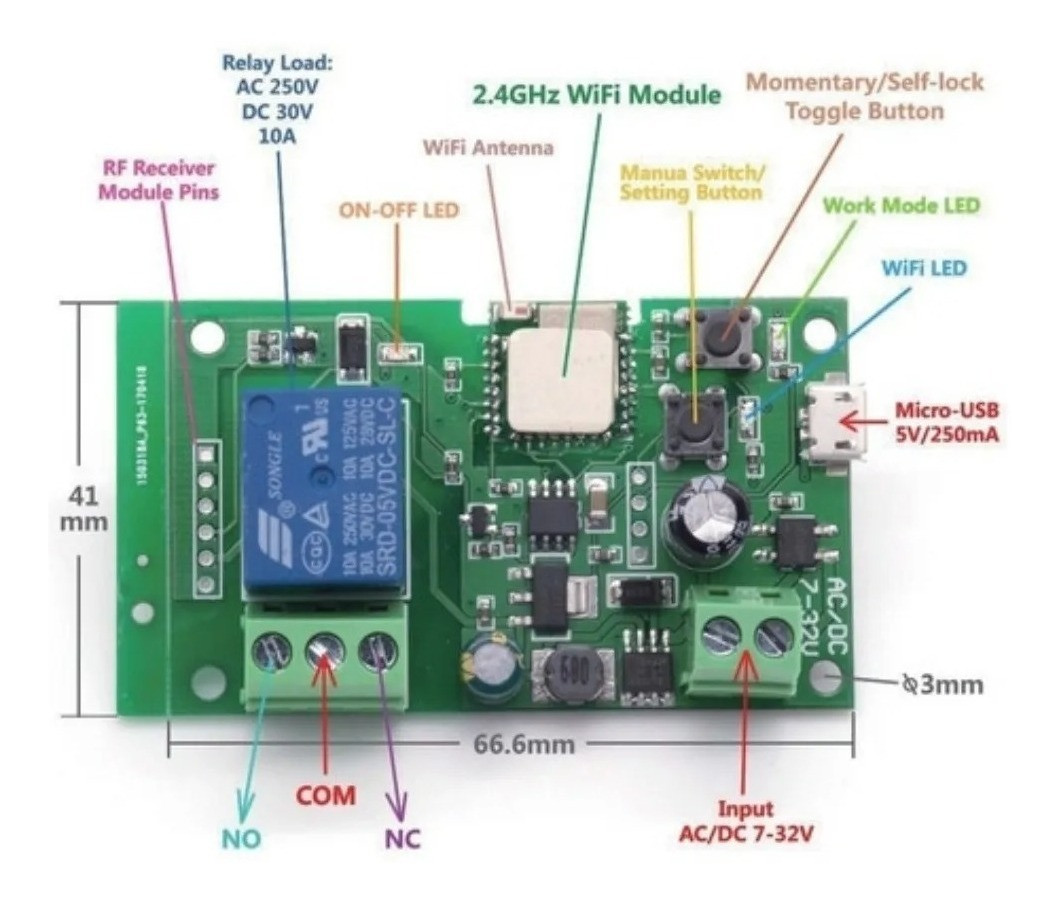Sonoff Relay Module - CRCibernética