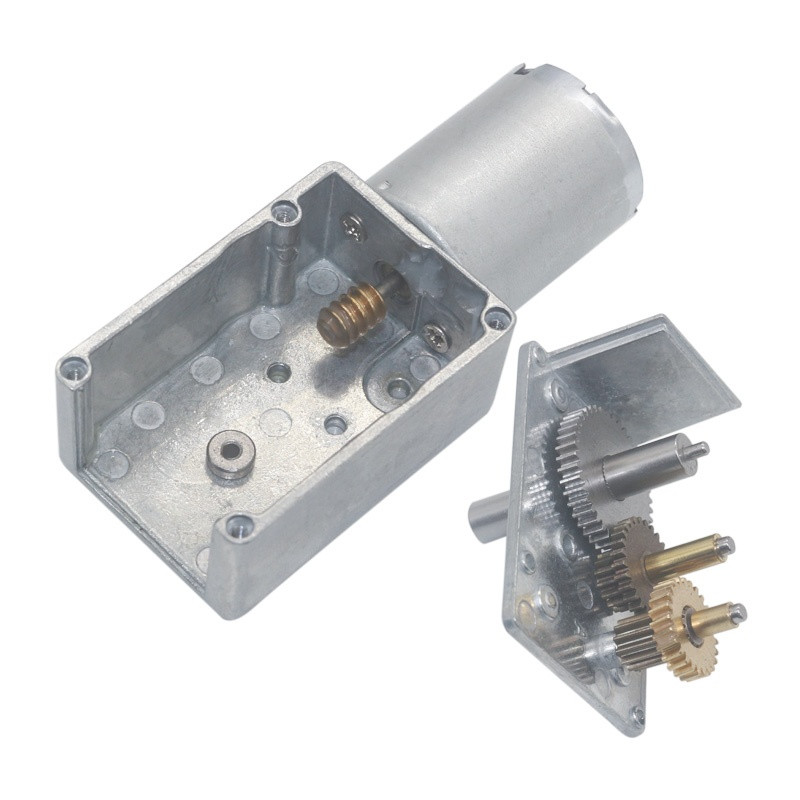 High Torque Worm Gear Motor 6V - CRCibernética