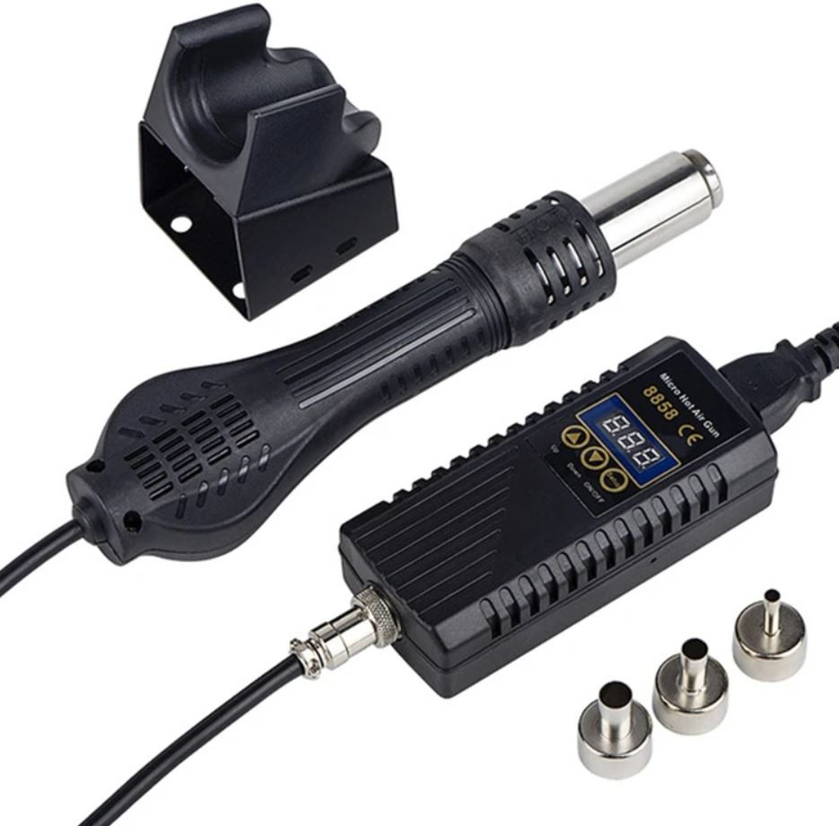 Portable Hot Air Gun with Power Control - CRCibernética