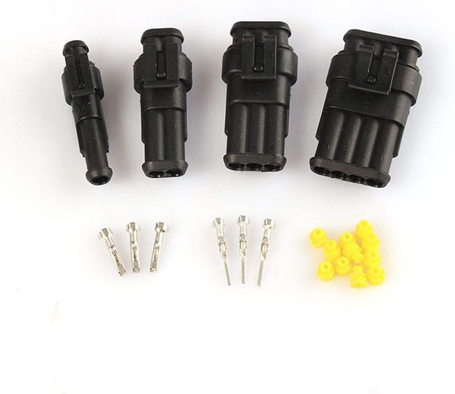 Waterproof AMP Connectors Kit 300V 12A - CRCibernética