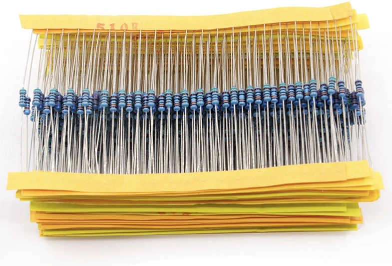 Resistor Kit Pack 10 to 1M Ohm (Pack of 600) - CRCibernética