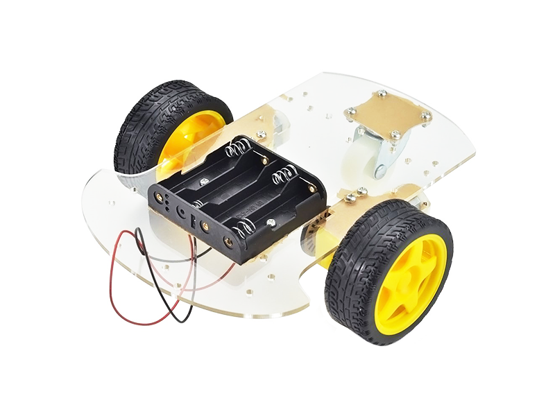 Basic 2WD Chassis with Motors - CRCibernética