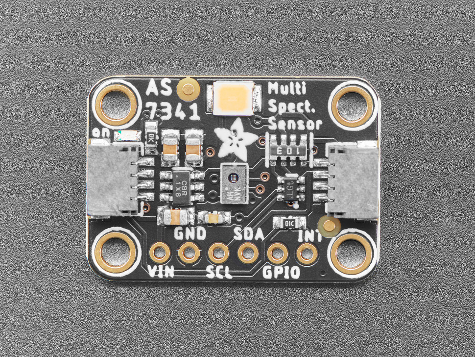 AS7341 10-Channel Light / Color Sensor Breakout - STEMMA QT / Qwiic ...
