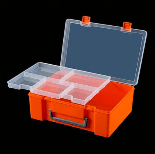 Orange Toolbox 25x19x10cm - CRCibernética