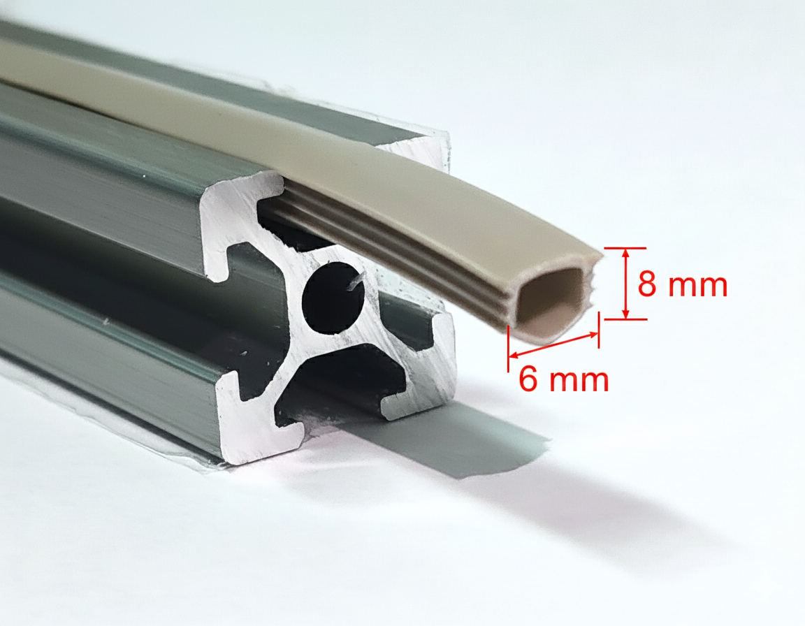 Extrusion slot cover strip (1m) - CRCibernética