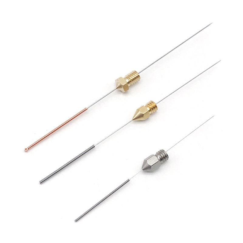 Nozzle Cleaning Needle (0.4mm - 5pcs) - CRCibernética