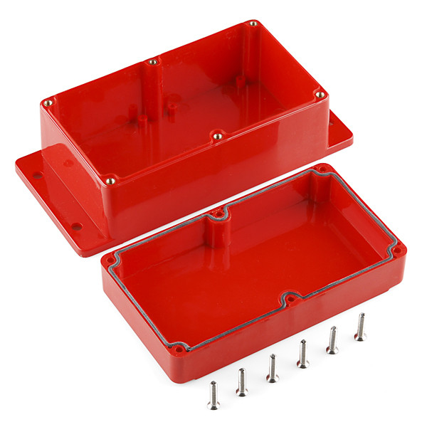 Enclosure - Flanged (Red) - CRCibernética