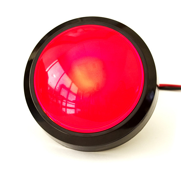 Big Dome Pushbutton - Red - CRCibernética