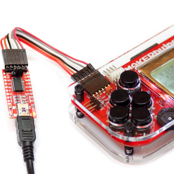 MAKERbuino Standard Kit (arduino compatible video game) - CRCibernética