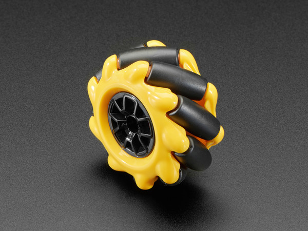 Mecanum Wheel - 60mm Diameter Left/Right pair - CRCibernética