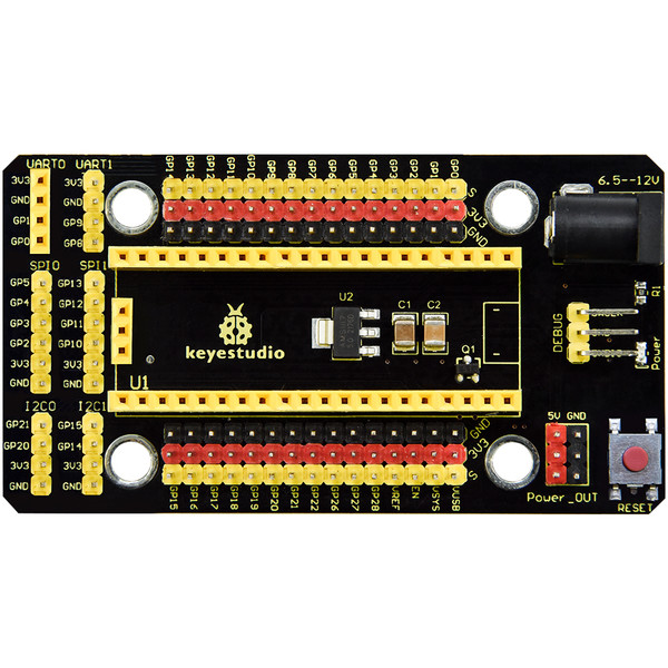 Raspberry Pi Pico Shield - CRCibernética