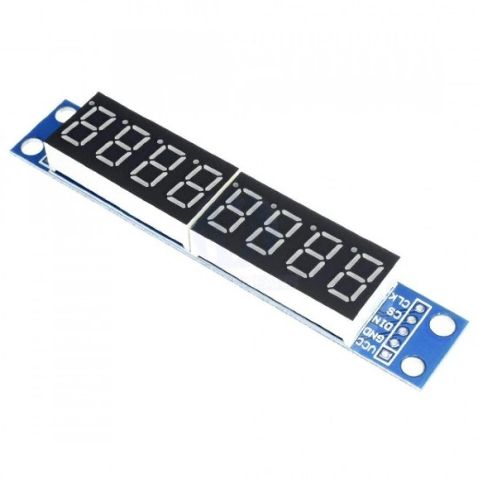 8-Digit Display Module with MAX7219 - CRCibernética