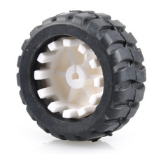 42mm Rubber Wheels for Micro Gearmotors - CRCibernética