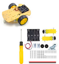 Basic 2WD Chassis with Motors - CRCibernética