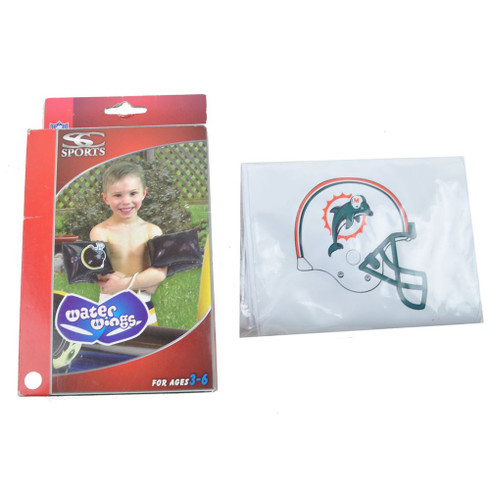 NFL Miami Dolphins Swimmies Inflatable Water Wings Kids Ages 3-6 Floats ...