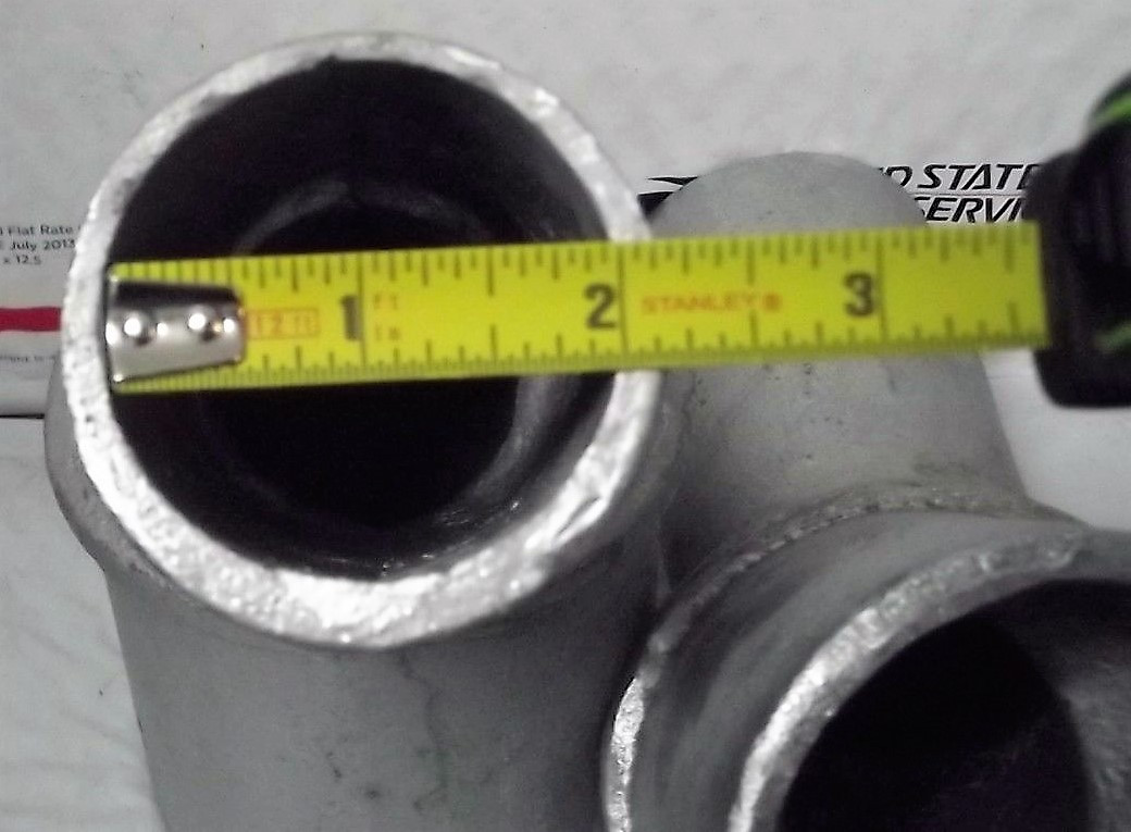 Backstop Angle Fittings Adaptors - 2" x 3" HEAVY Duty Master Halco - 2 ...