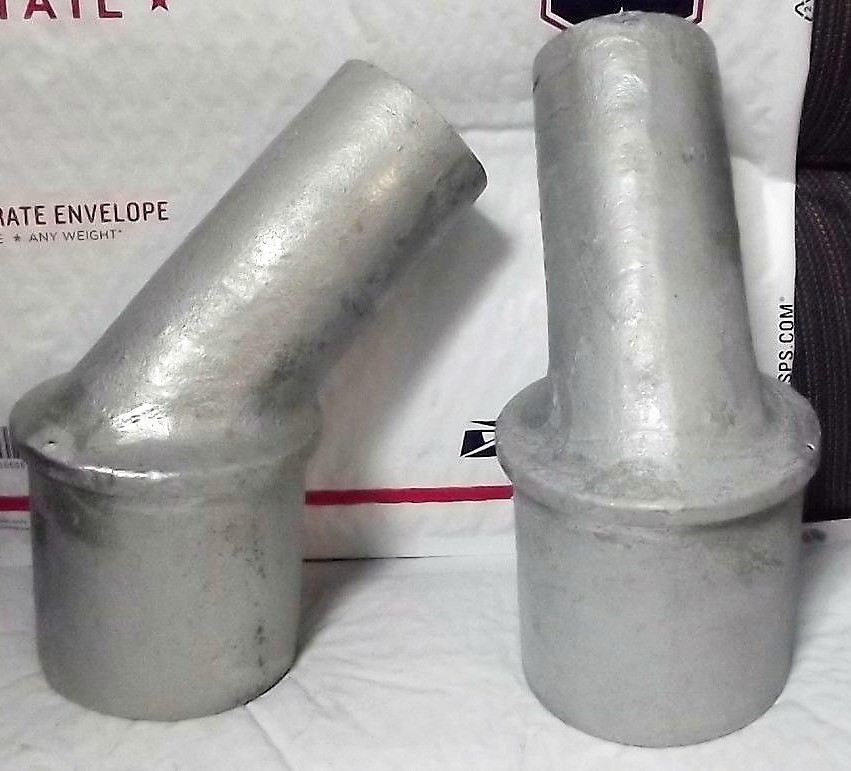 Backstop Angle Fittings Adaptors - 2" x 3" HEAVY Duty Master Halco - 2 ...