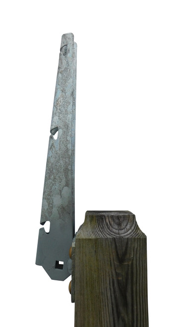 Extend-An-Arm Vertical Barbwire Arm Extension - Flat Mount - Install ...