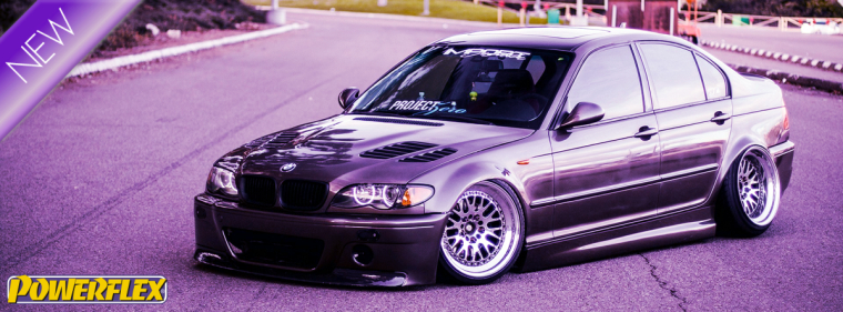 BMW OFFSET LOWER RADIATOR MOUNT KIT - PowerflexStore