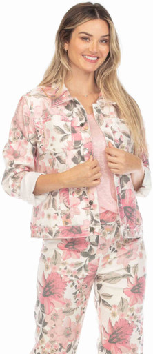 9761 Reversible Jean Jacket - Flora Ashley