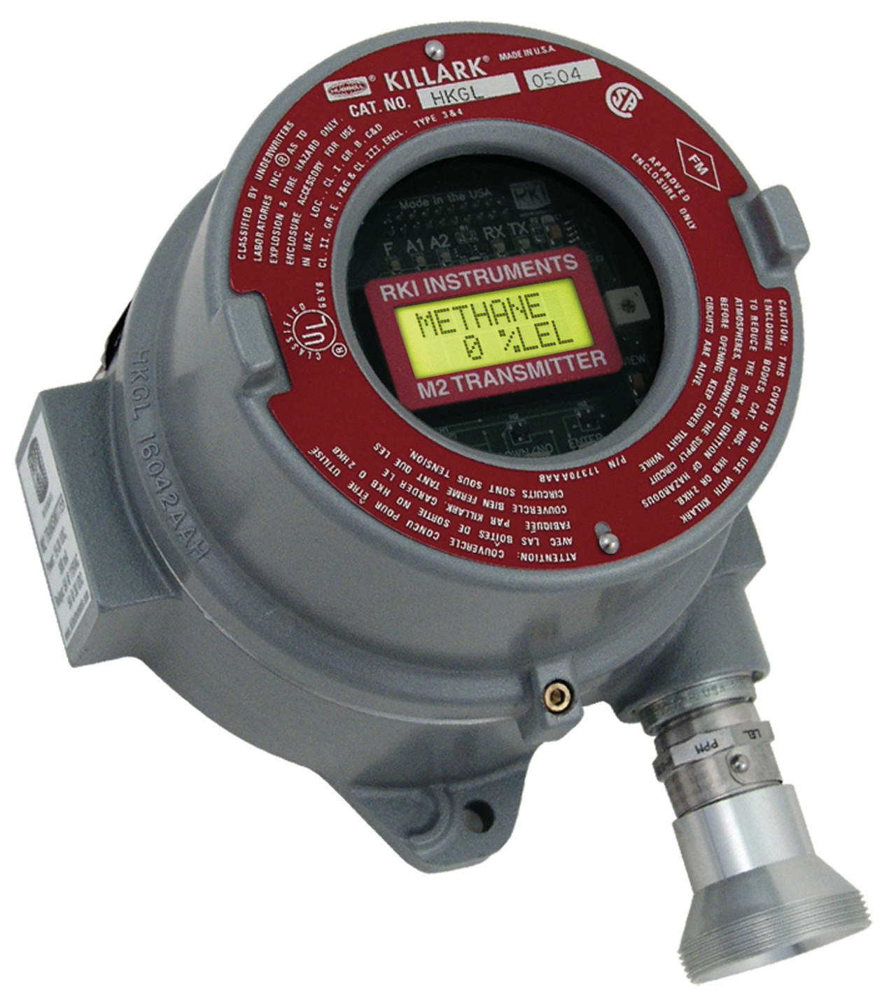 Complete RKI Instruments SINGLE GAS FIXED SYSTEM with BEACON 110 Controller/M2A Series Sensors ...