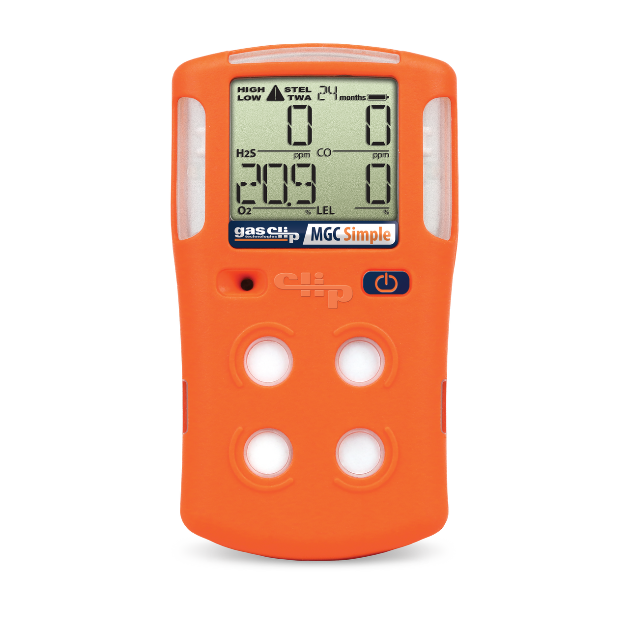 Gas Clip Technologies Multi Gas Clip Simple 2 Year 4 Gas Detector - TG ...