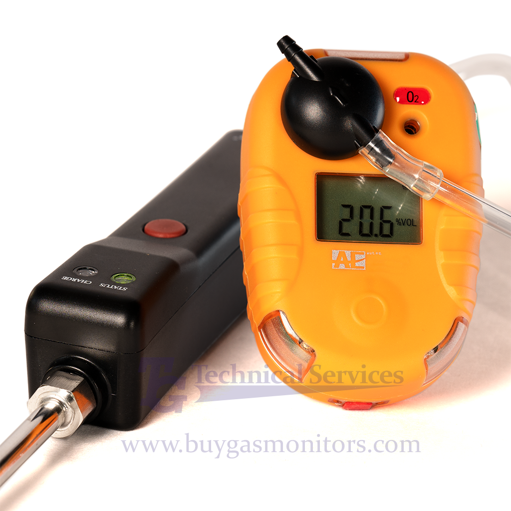 AE Gas Monitors, AGH5100 Portable Single Gas Oxygen Monitor