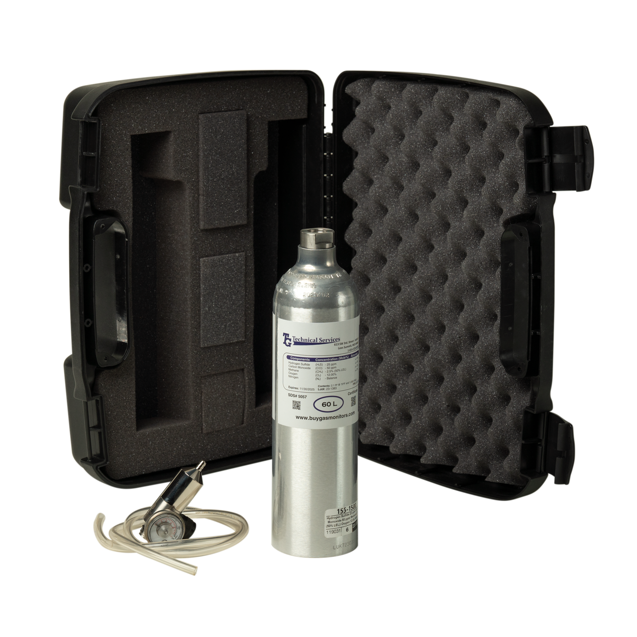 Calibration KIT for RAE Systems QRAE3 with O2,LEL,CO,H2S Sensors - TG ...