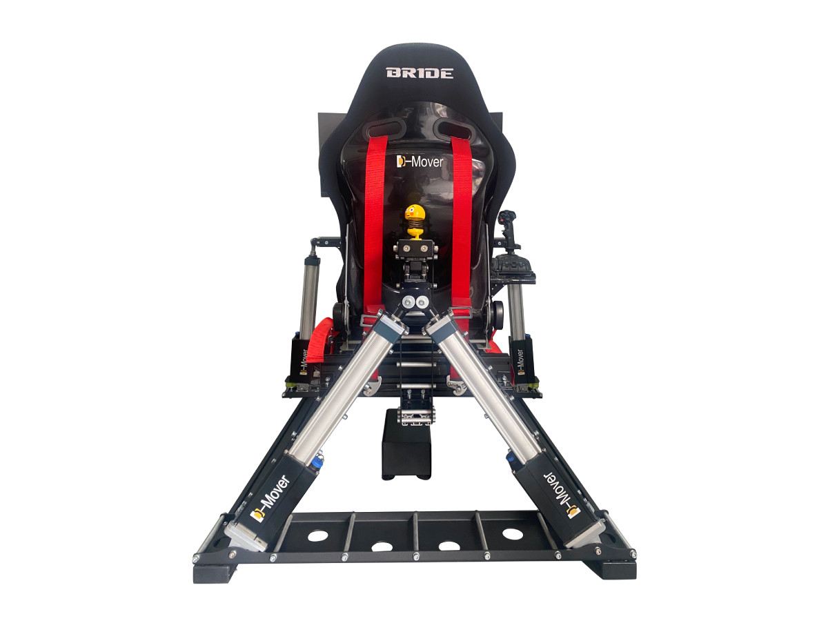 Compact Motion Racing Simulator, 4DOF with Traction Loss, long stroke ...