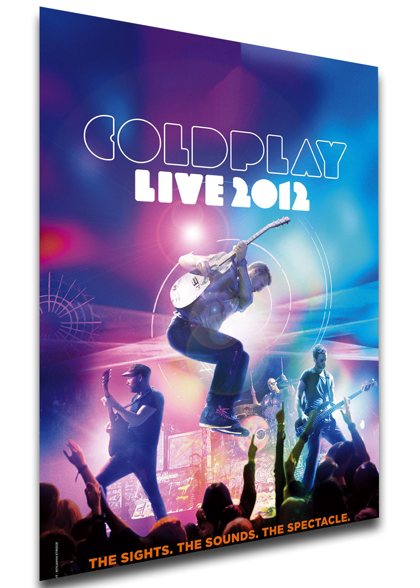 Poster - Locandina - Coldplay Live 2012 - Propaganda World