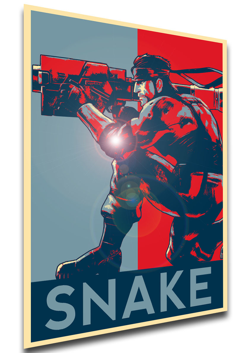 Poster - Propaganda - Smash Bros - Snake - Propaganda World