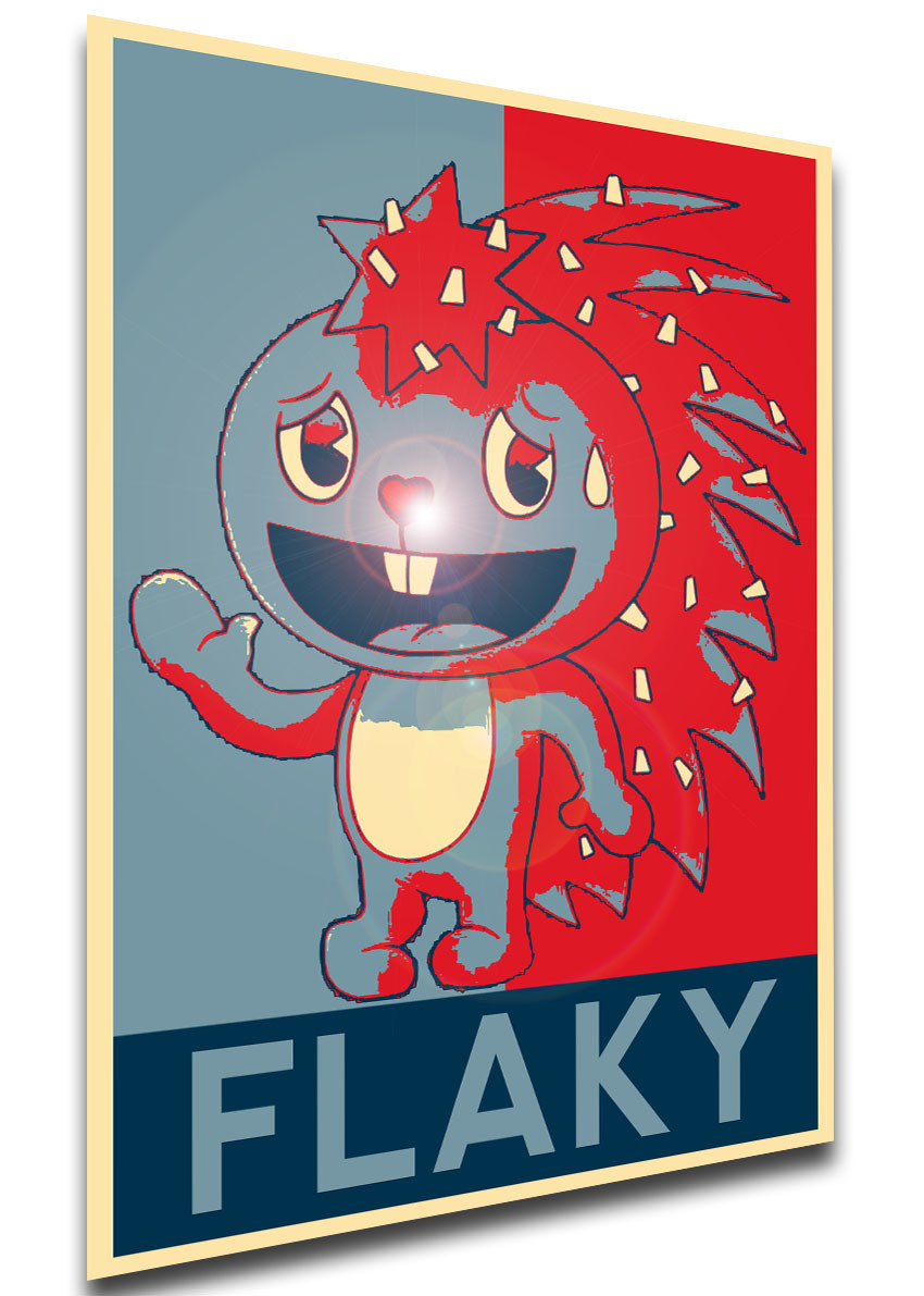 Poster - LL0439 - Propaganda - Happy Tree Friends - Flaky - Propaganda ...