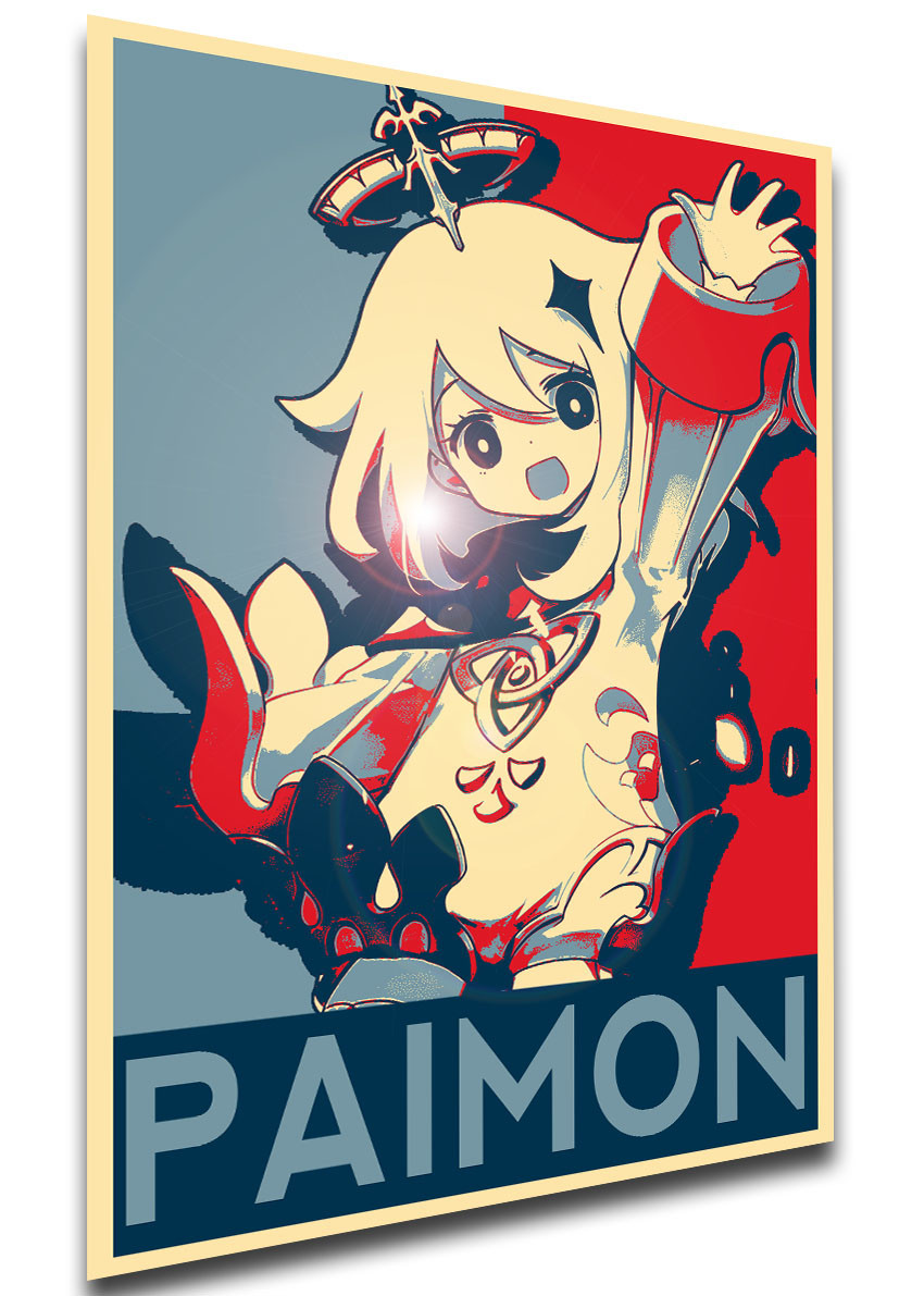 Poster - Propaganda - Genshin Impact - Paimon SA0597 - Propaganda World
