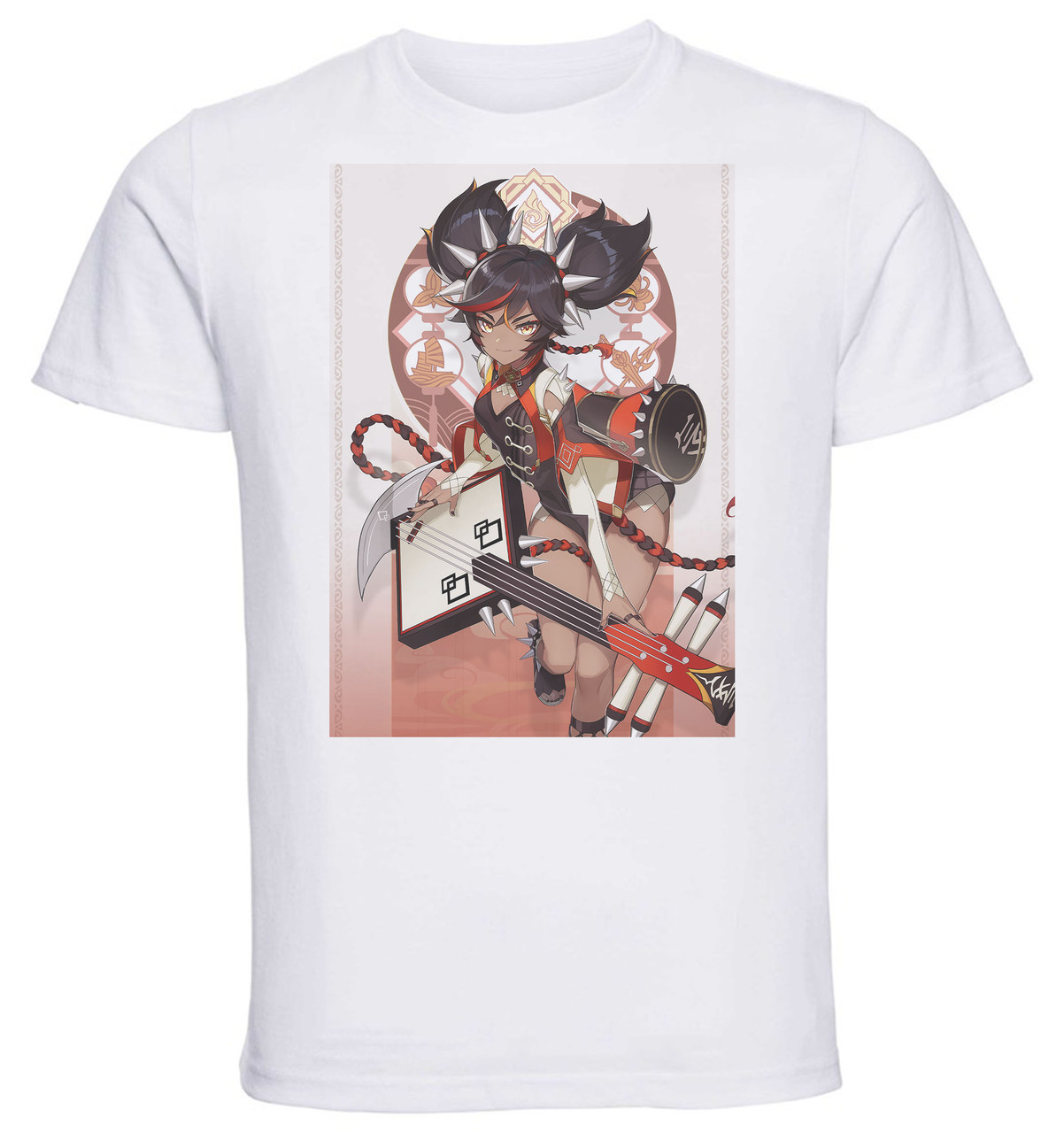 T-Shirt Unisex White - Videogame - Genshin Impact - Albedo
