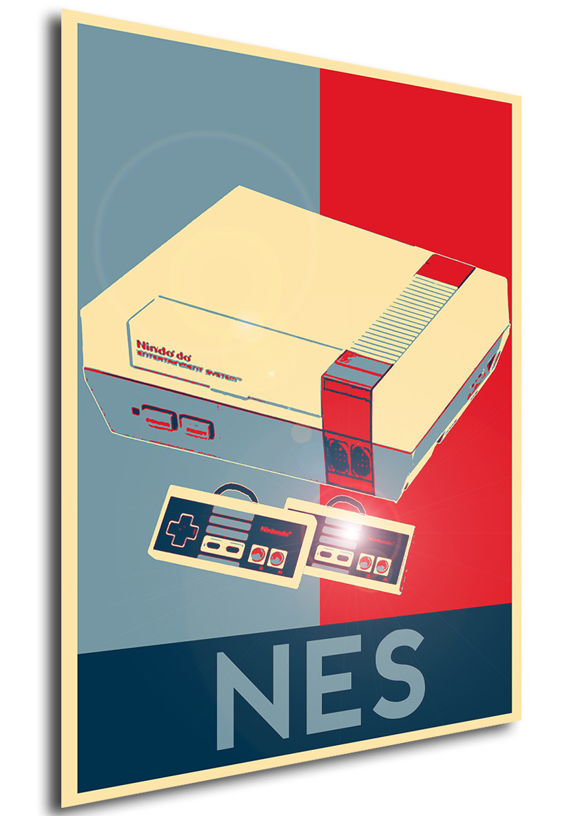 Poster - Propaganda - Console Vintage - Nes - Propaganda World