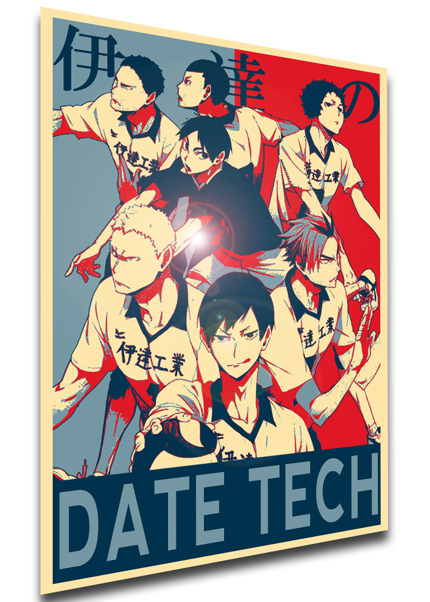 Poster Propaganda - Haikyuu - Date Tech Team - Characters SA0923 ...