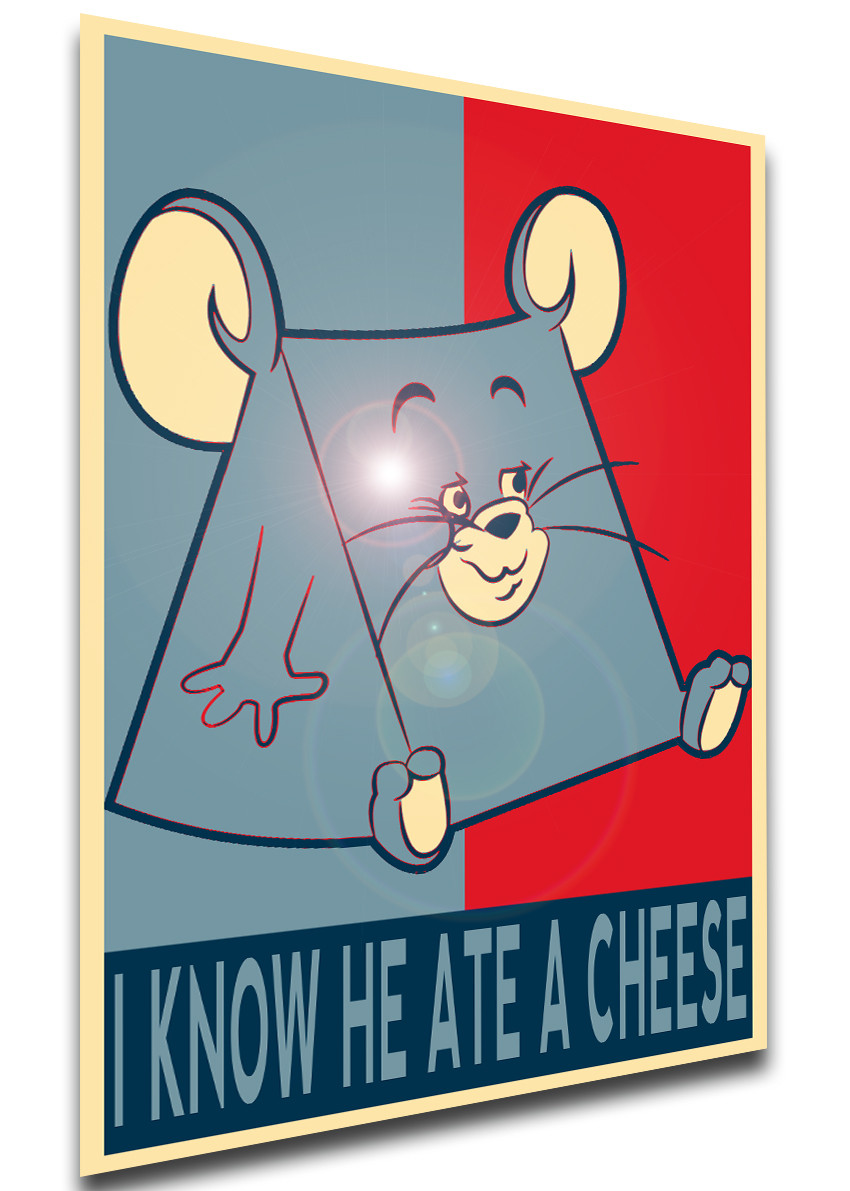 Poster Propaganda - Meme - I Know He Ate A Cheese - LL1285 - Propaganda ...