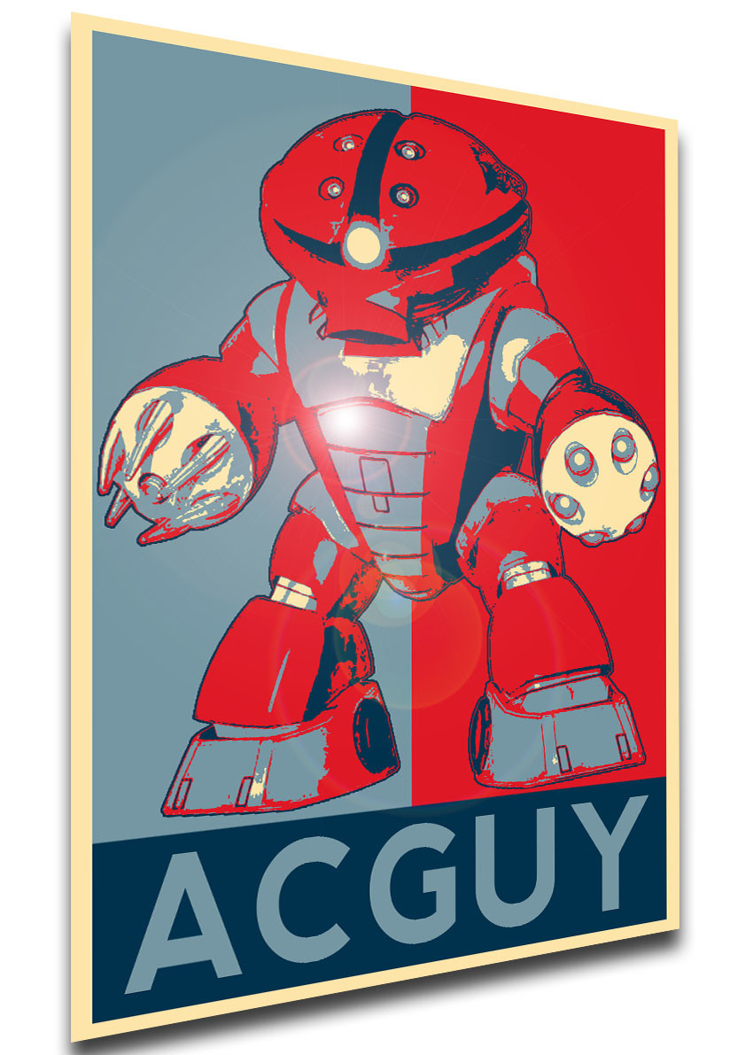 Poster - LL0040 - Propaganda - MS Gundam - Acguy - Propaganda World